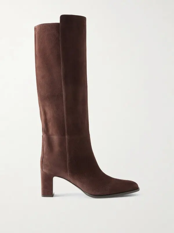 JIMMY CHOO Caly 65 Suede Knee Boots