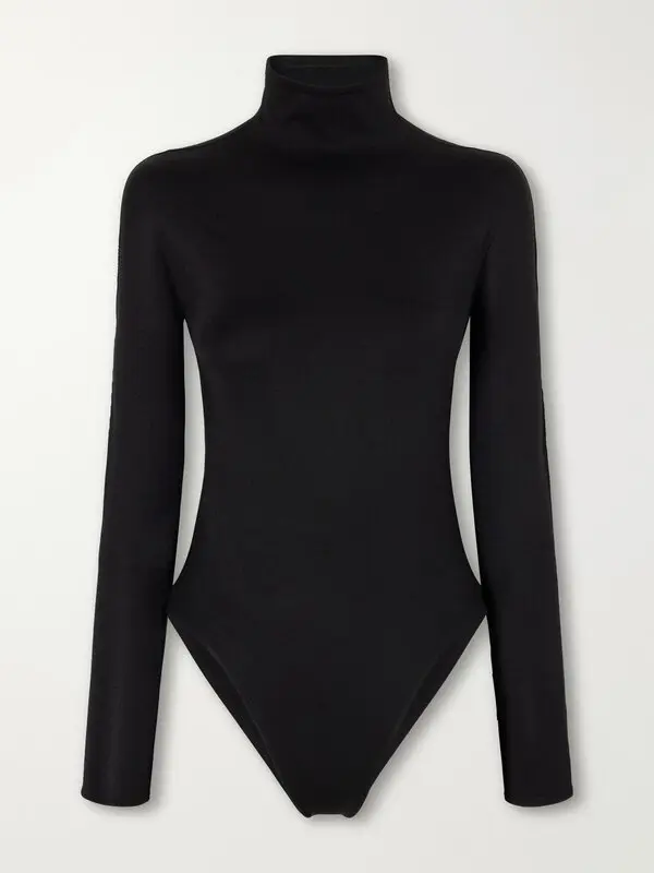 Alaïa Silk-blend Bodysuit