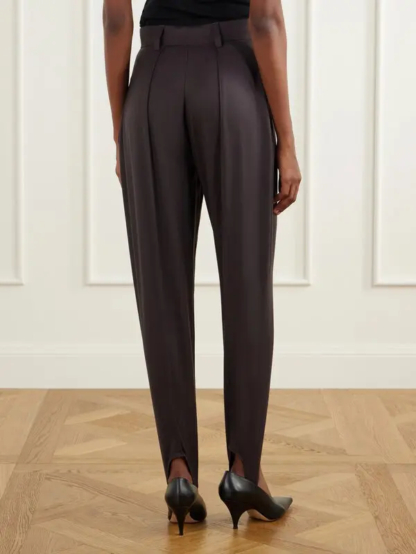 Stella McCartney Tapered Wool-flannel Stirrup Pants
