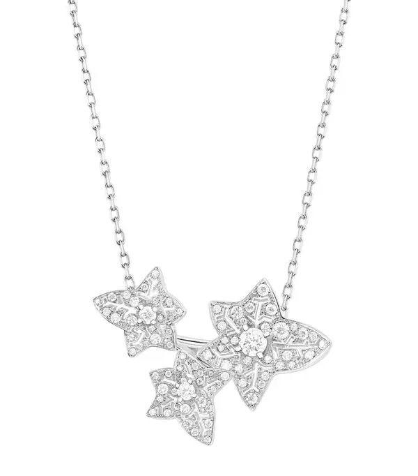 Boucheron White And Diamond Lierre De Paris Necklace