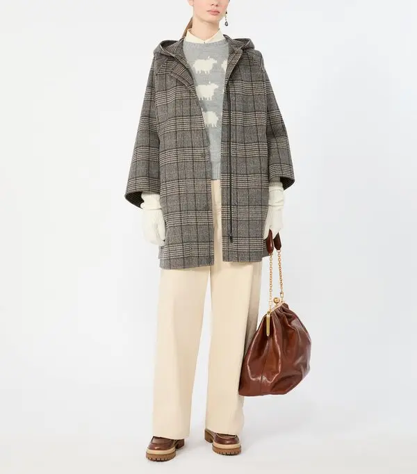 Max Mara Virgin Wool Quilted-back Coat