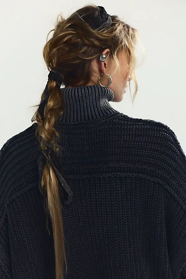 We The Free Worn Thru Turtleneck Sweater At