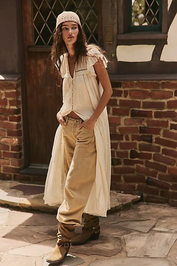 FP ONE Audra Maxi Dress At - Ivory