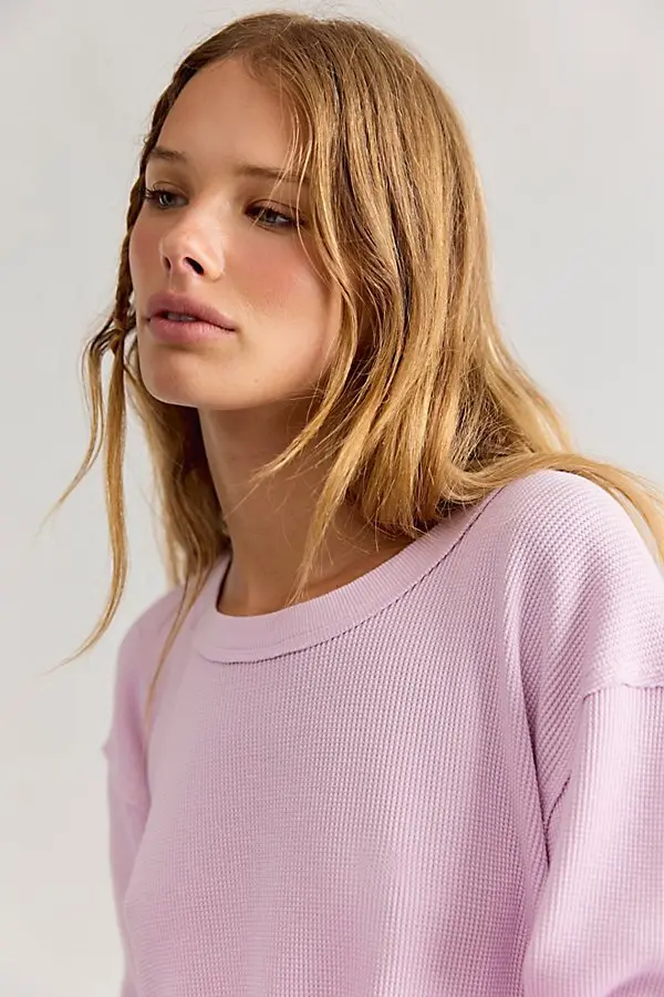 We The Free On Your Side Asymmetric Thermal At - Pink