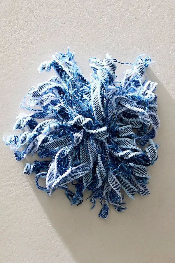 CURRIED MYRRH Mya Denim Corsage At - Blue