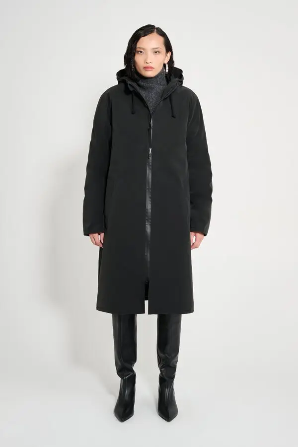 Stutterheim Stockholm Long Matte Winter Coat