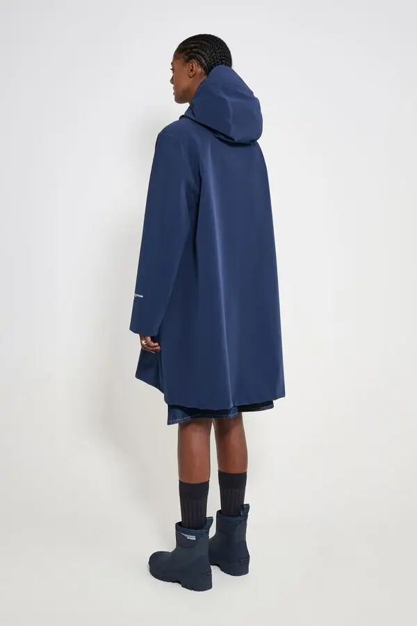 Stutterheim Mosebacke Patch Raincoat - Navy