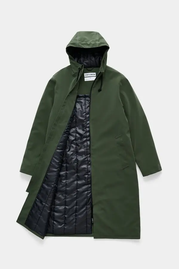 Stutterheim Stockholm Long Matte Winter Coat