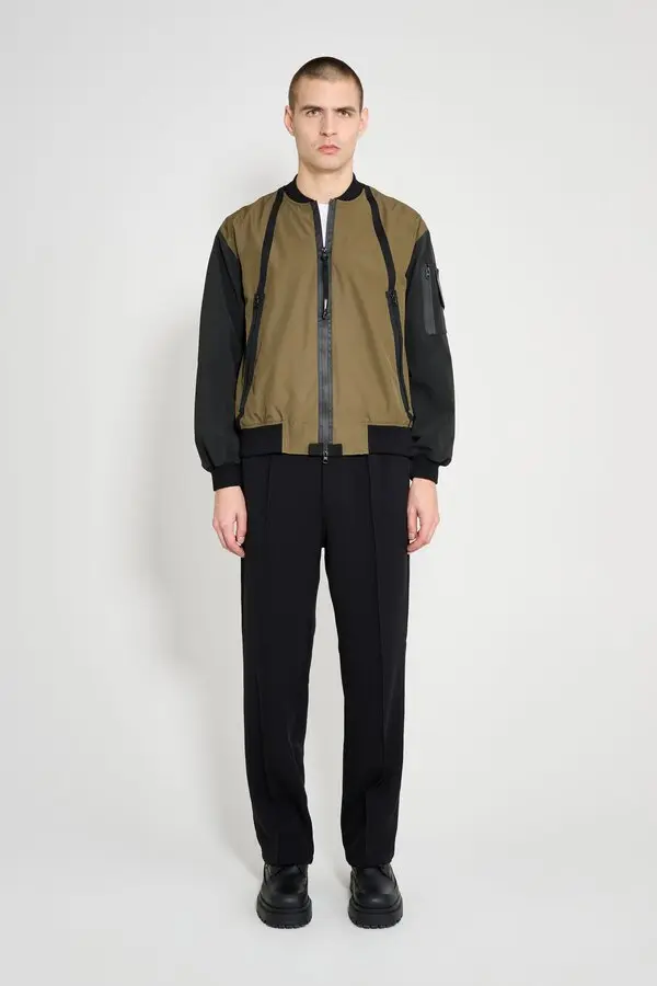 Stutterheim Bredsand Zip Bomber Jacket