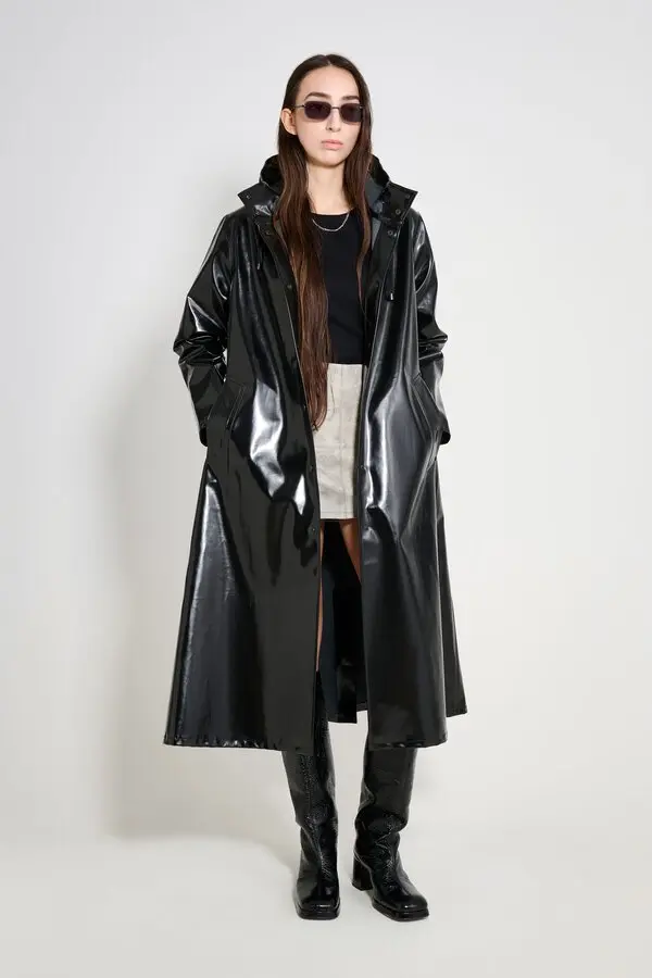 Stutterheim Mosebacke Long Opal Raincoat