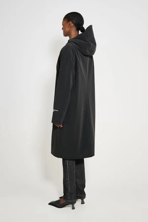 Stutterheim Stockholm Long Patch Raincoat