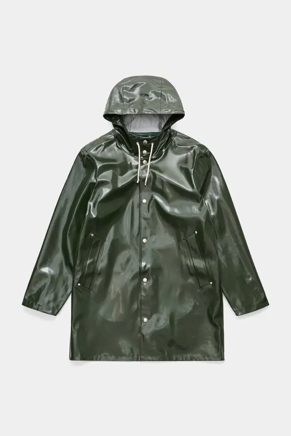 Stutterheim Stockholm Opal Raincoat - Green