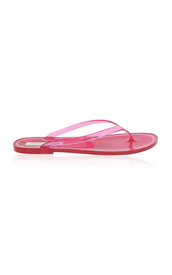 Christopher Esber Jo Pvc Flip Flop Sandals - Pink