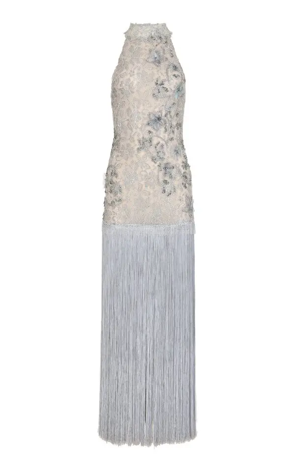 FRANCESCA MIRANDA Siena Fringe Maxi Dress