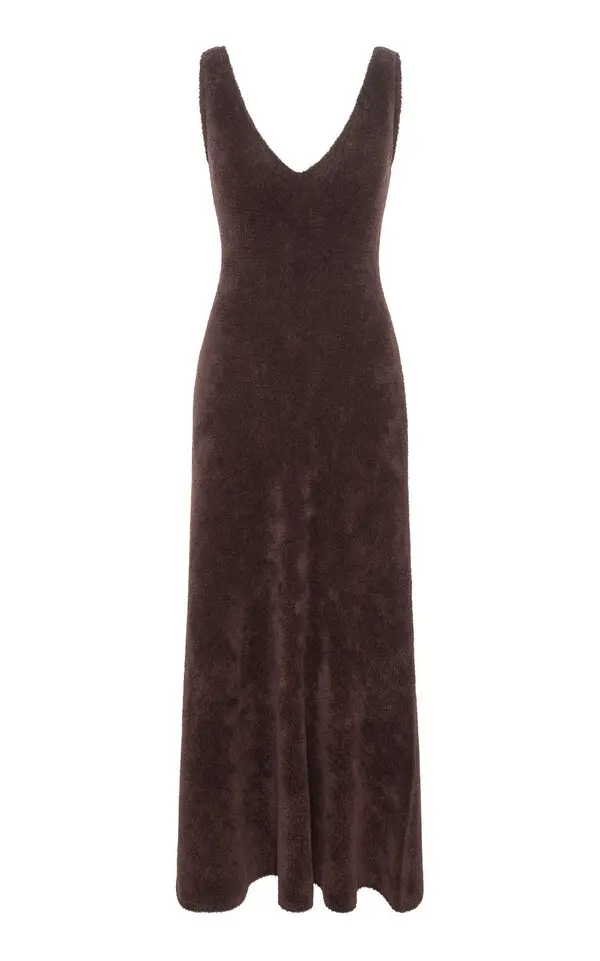 Gabriela Hearst Lady Hall Cashmere-silk Maxi Dress - Brown