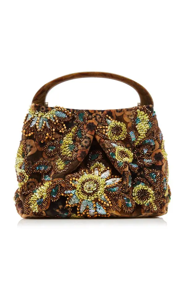 Dries Van Noten Crisp Small Cotton-blend Handbag