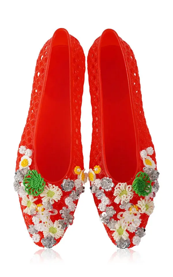 HEAVENLY JELLY Dahria Embellished Jelly Shoes
