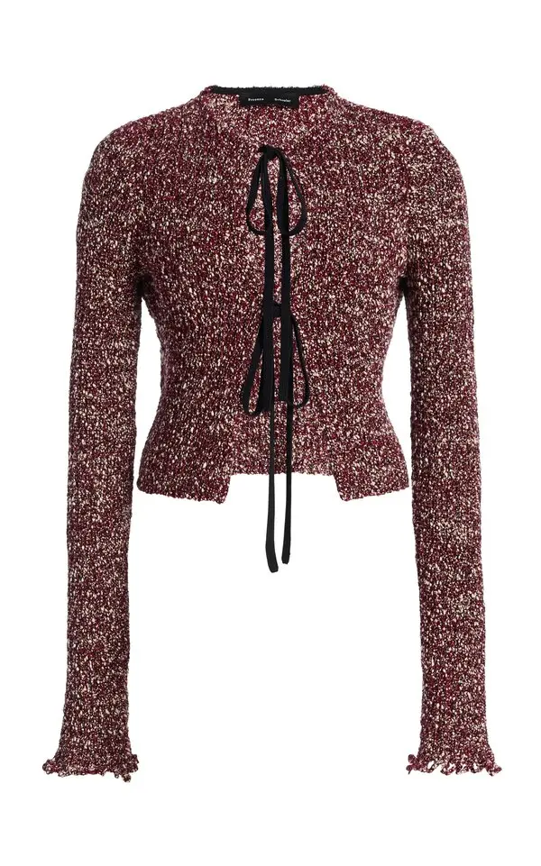 Proenza Schouler Colette Cotton-linen Top - Red
