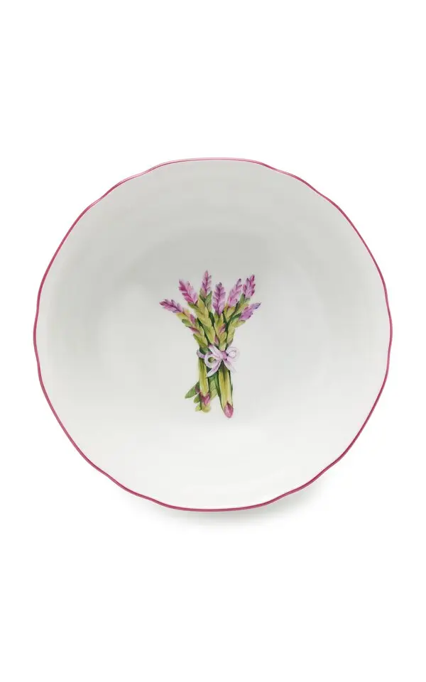 AUGARTEN WIEN Exclusive Botanica Asparagus Porcelain Serving Bowl - Multi