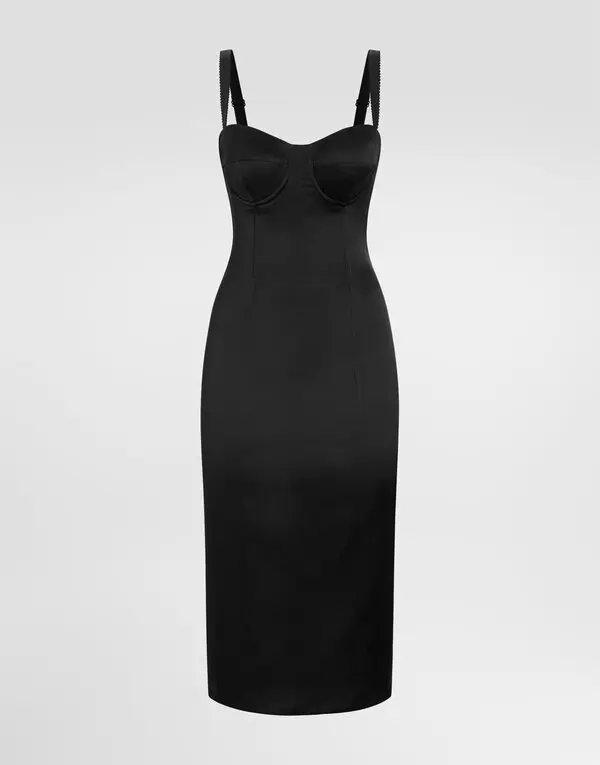 Dolce & Gabbana Satin Dress Dresses Satin