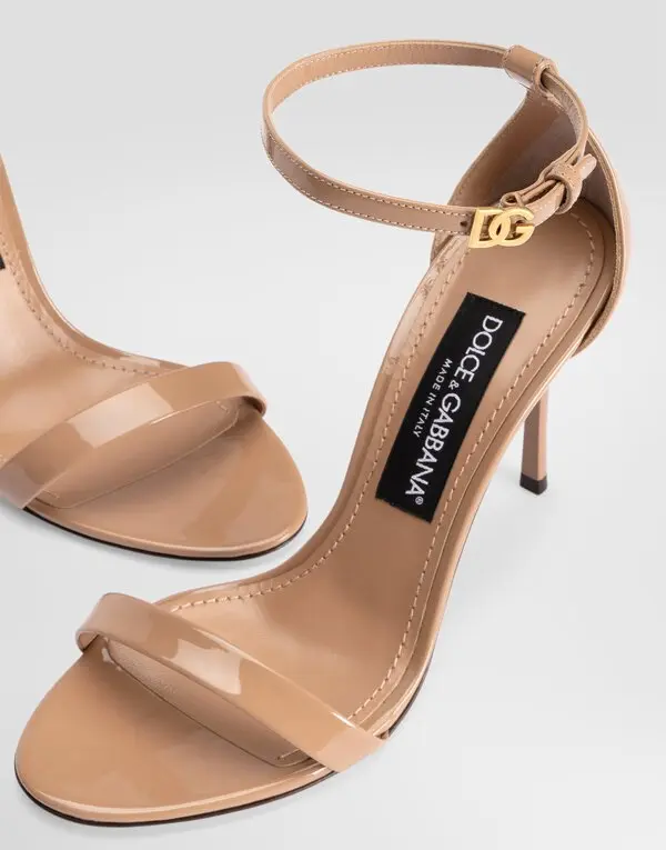 Dolce & Gabbana Sandalo Sandals And Wedges Leather - Beige