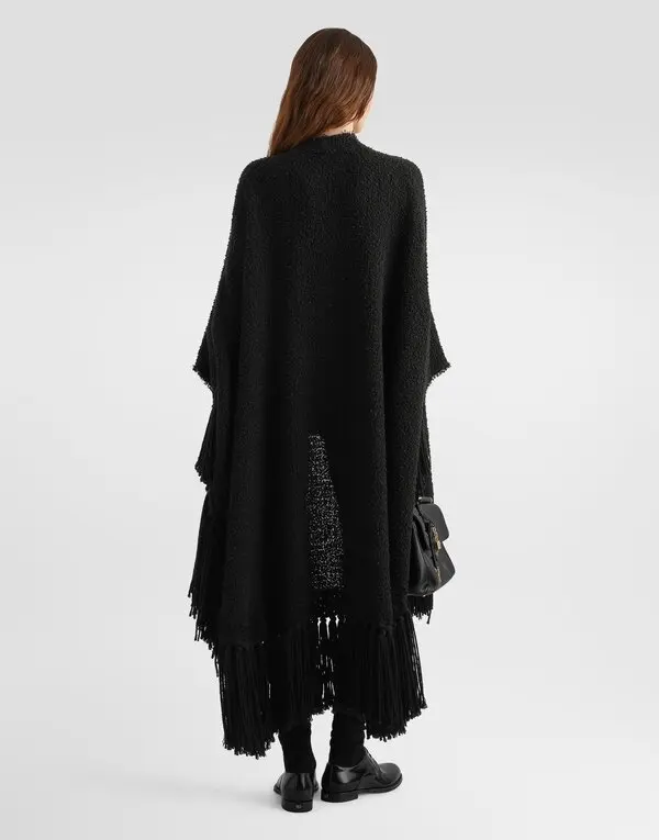 Dolce & Gabbana Bouclé Cape Coat Collection