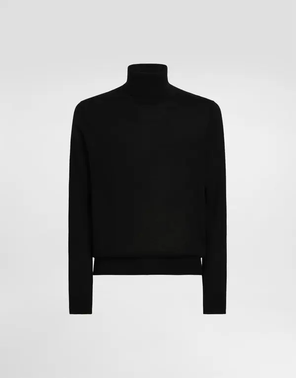 Dolce & Gabbana Cashmere Turtleneck Sweaters And Cardigans