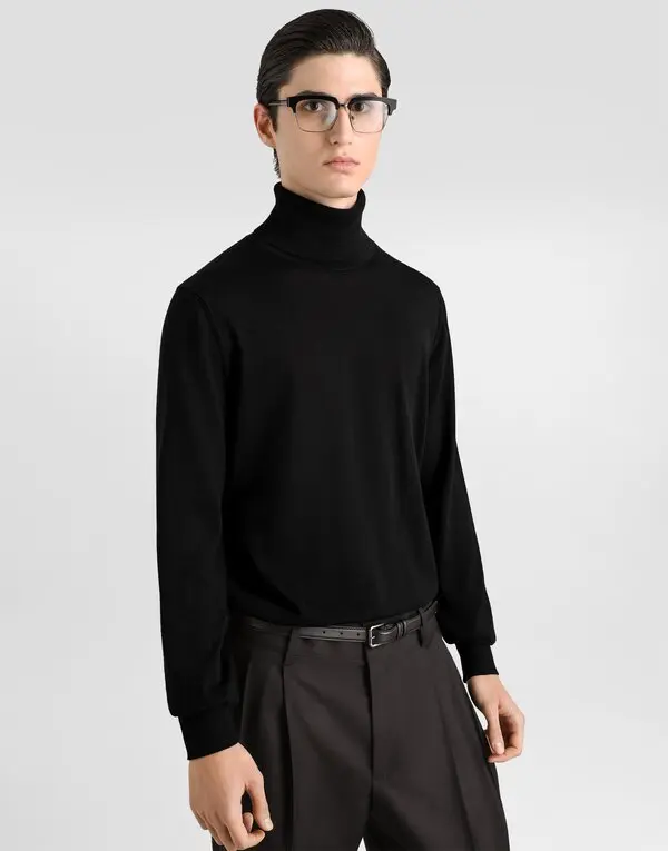 Dolce & Gabbana Cashmere Turtleneck Sweaters And Cardigans