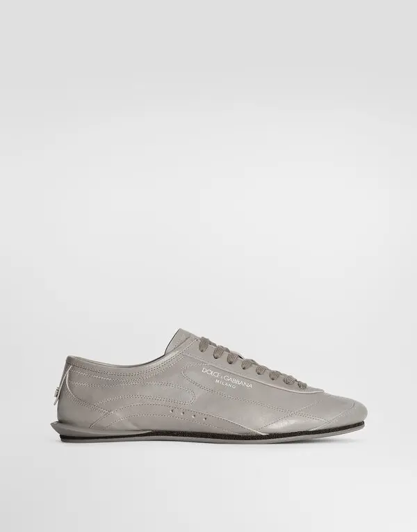 Dolce & Gabbana Calfskin Lipari Lace-ups - Grey