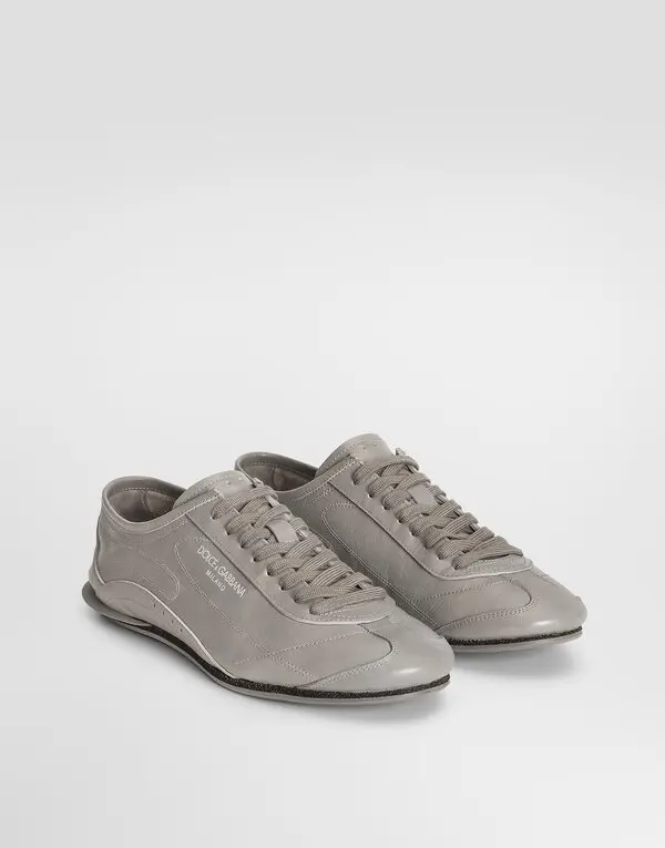 Dolce & Gabbana Calfskin Lipari Lace-ups - Grey
