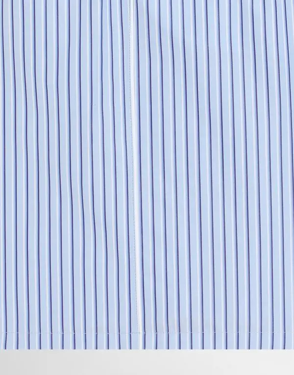 Dolce & Gabbana Striped Poplin Bermuda Shorts Pants And Shorts Multi-colored