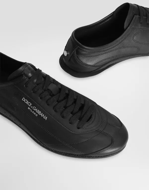 Dolce & Gabbana Calfskin Lipari Lace-ups - Black