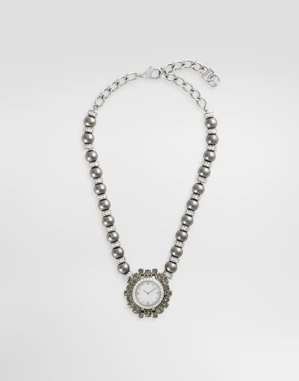Dolce & Gabbana Watch Necklace Bijoux Metal - Silver