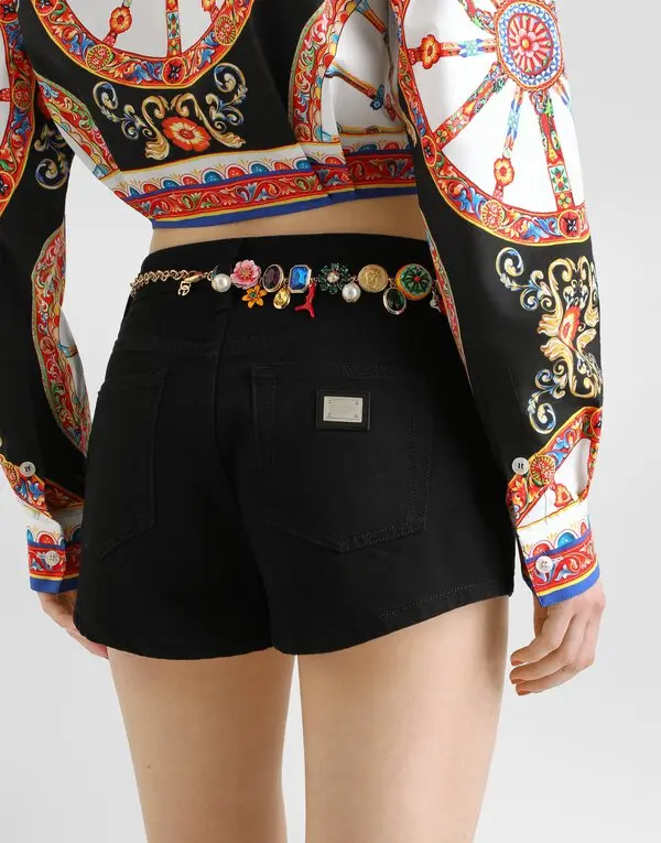 Dolce & Gabbana Shorts Denim And Jeans Multi-colored
