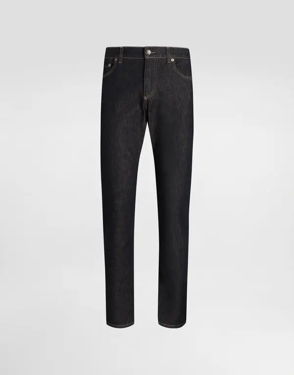 Dolce & Gabbana Slim-fit Stretch Cotton Jeans Denim Multi-colored