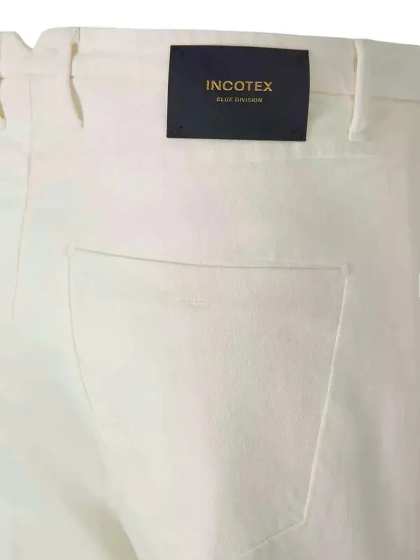 Incotex Pleated Straight-leg Trousers