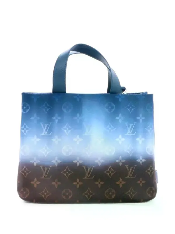 LOUIS VUITTON Shopper Pigment Monogram Canvas Mini Tote Bag