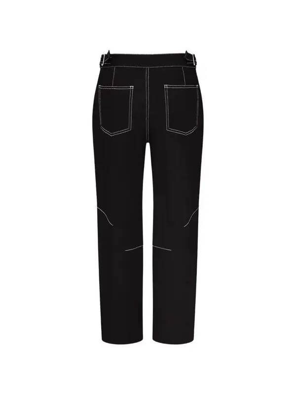 Rag & Bone Contrast-stitch Straight-leg Trousers