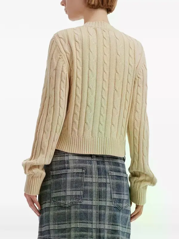 B+AB Cable-knit Button-up Cardigan