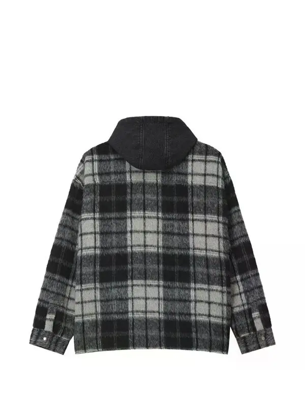 Izzue Plaid Hooded Jacket