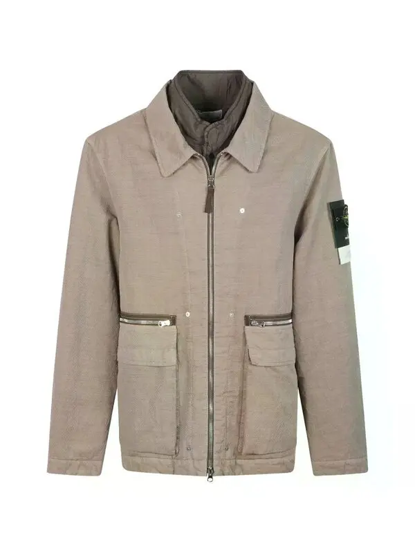 Stone Island 4100043 Diagonal Cotton Wool-tc Jacket