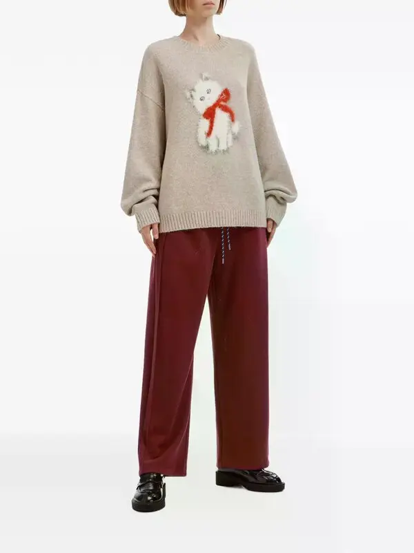 TOUT A COUP Drawstring Wide-leg Track Pants