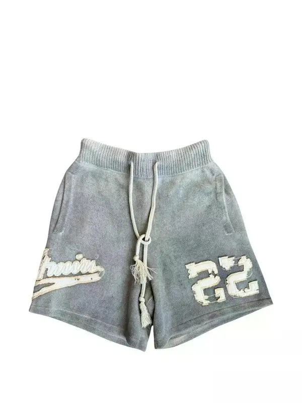 Amiri Distressed Cashmere Shorts