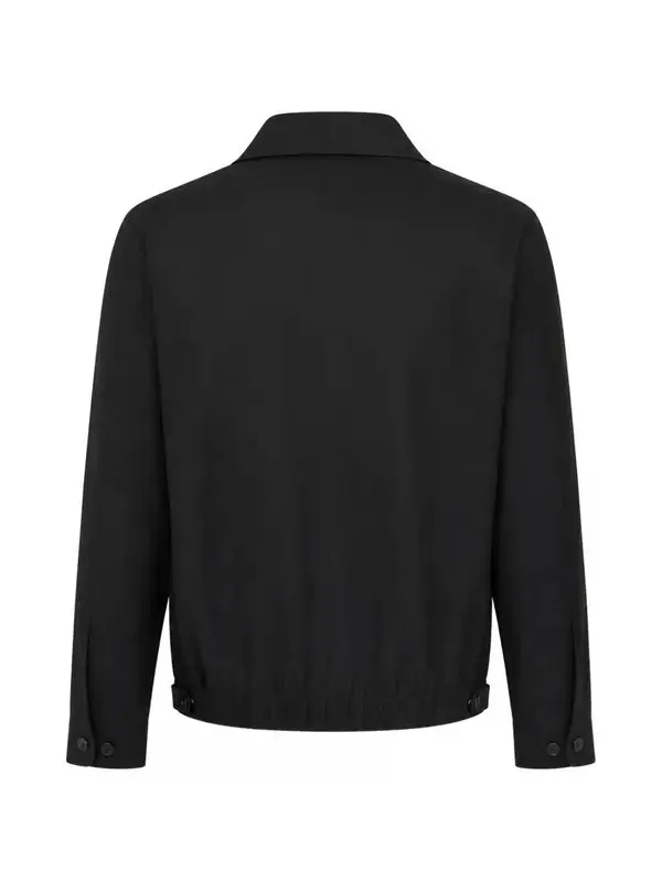 MASSIMO OSTI STUDIO Logo-embroidered Zip-up Jacket