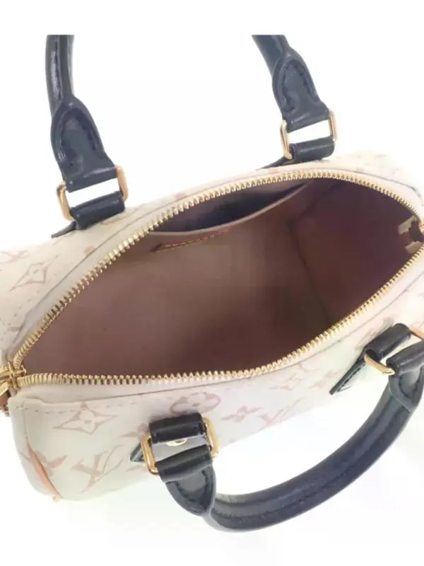 LOUIS VUITTON 2010-2026 Monogram Dune Speedy Bandouliere 20 Satchel - Brown