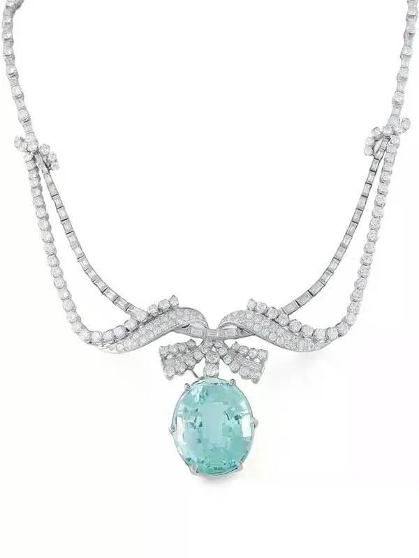 LB EXCLUSIVE Paraiba Tourmaline Diamond Necklace