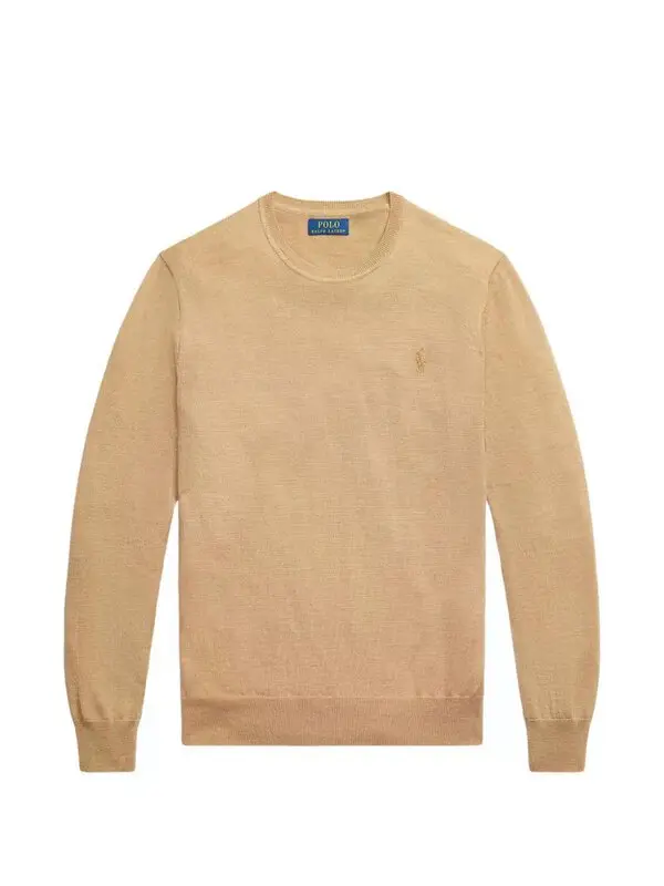 Polo Ralph Lauren Logo-embroidered Wool Sweater - Brown