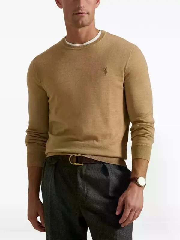 Polo Ralph Lauren Logo-embroidered Wool Sweater