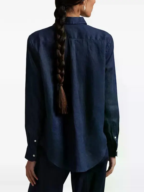 Polo Ralph Lauren Logo-embroidered Linen Shirt