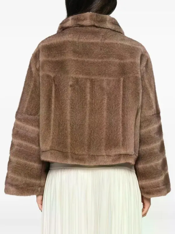 VALENTINI 1972 Faux-fur Cropped Coats